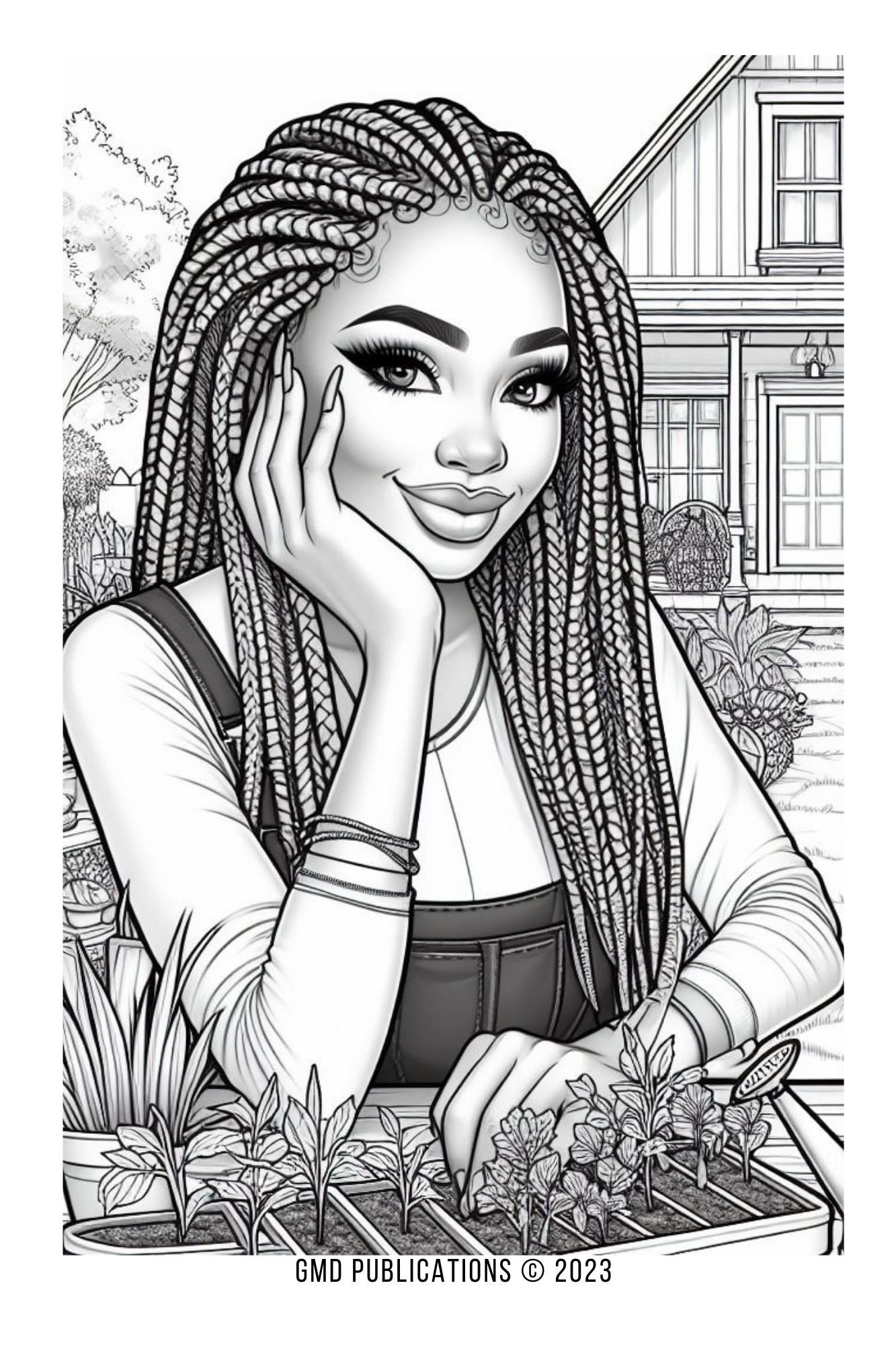 Black Girl Magic, Baddie Coloring Book Pages, Adult Coloring Pages - Etsy