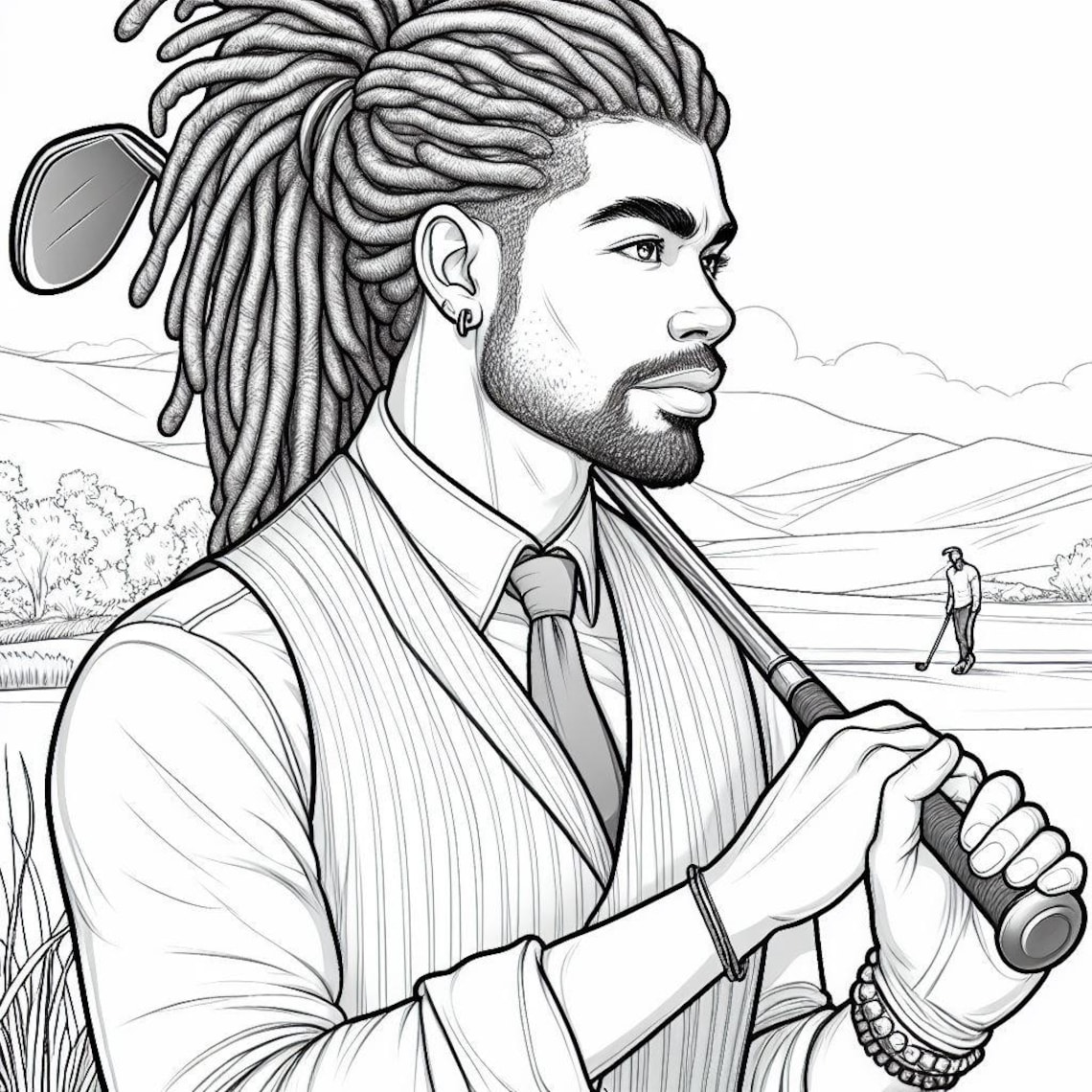 Melanin Coloring Pages, Coloring Pages, Black Men Coloring Book, Black ...