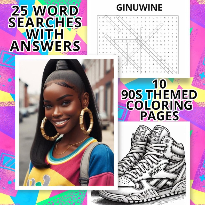 Melanin Coloring Pages Word Search Black Girl Magic Coloring Pages Word ...