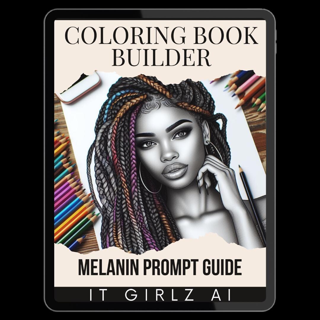Prompt Guide, Melanin Coloring Pages, How to Make a Coloring Book ...