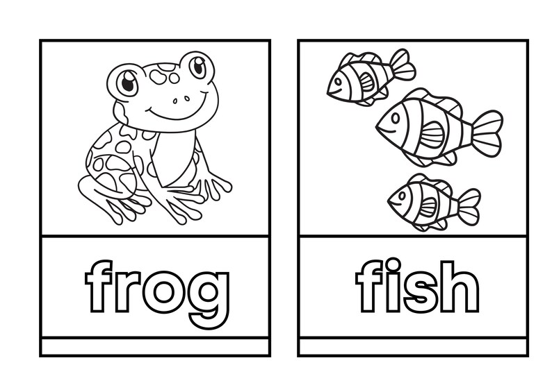 ABC ASL VOCAB Color Worksheets Preschool - Etsy