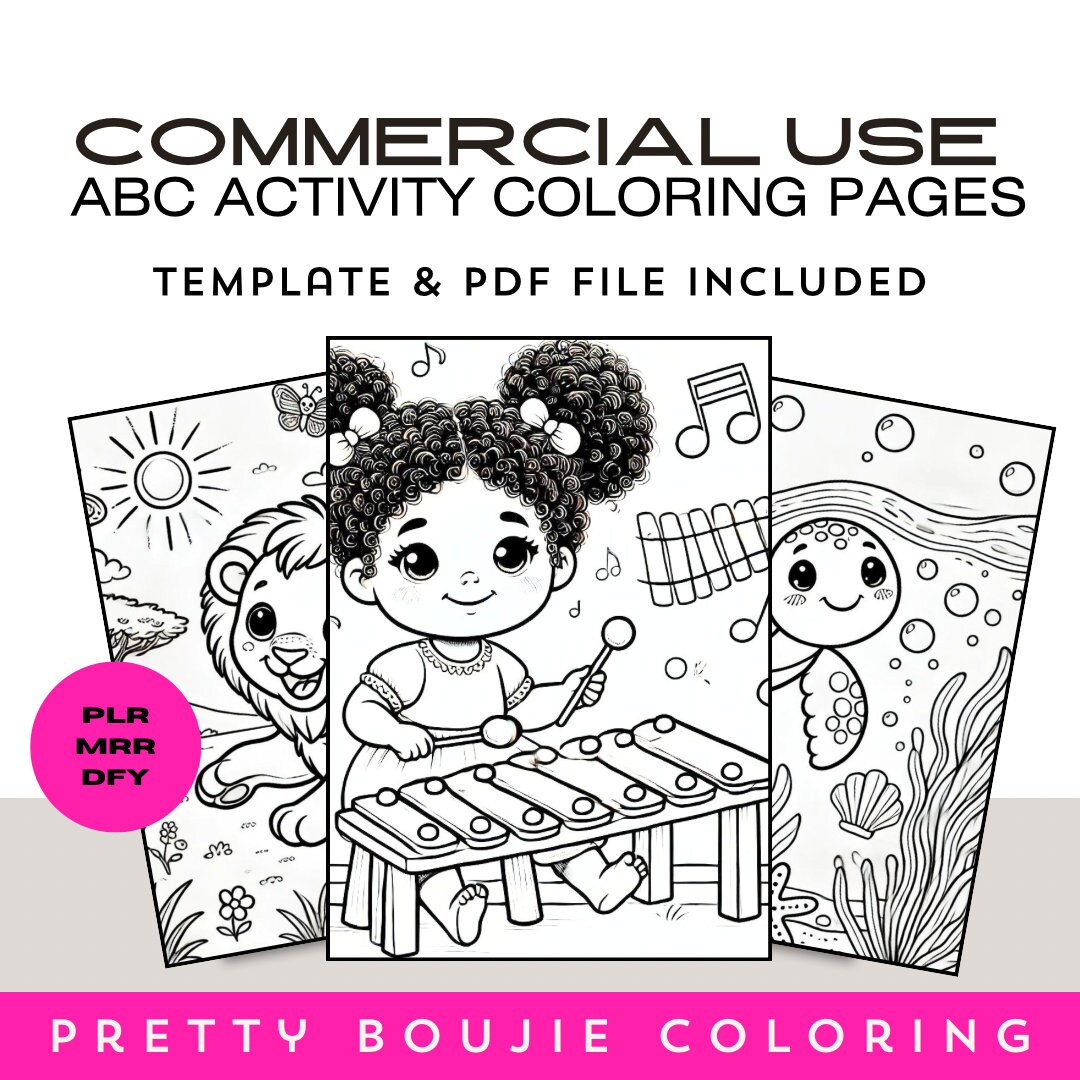 Kids Educational Activity ABC Coloring Book, Trace and Color, Preschool ...