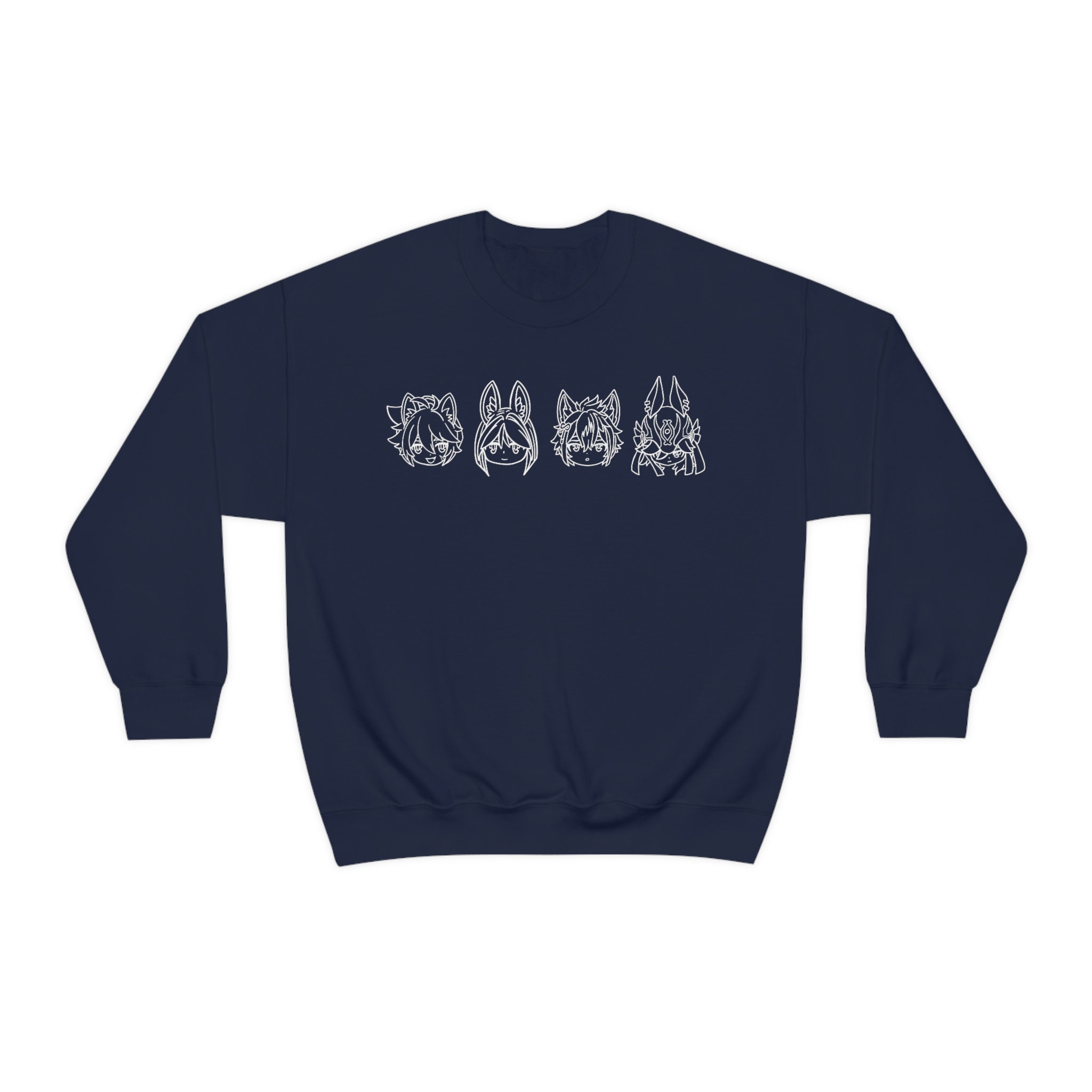Genshin Impact Dog Boys Sweatshirt Cyno Tighnari Razor Gorou Cozy Gamer ...