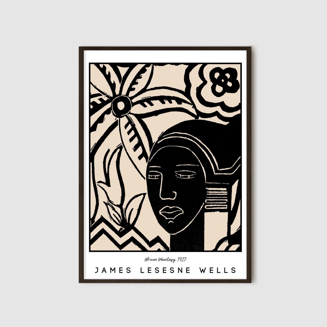 James Lesesne Wells Woodcut Print: Harlem Renaissance Art (downloadable ...