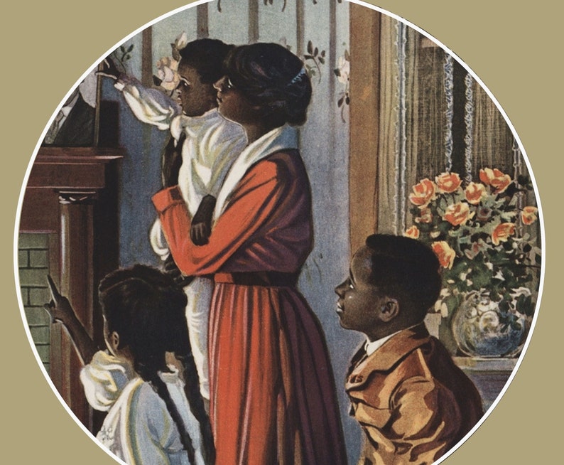 Vintage African American Retro Aesthetic Wall Art Set of 2 - Etsy