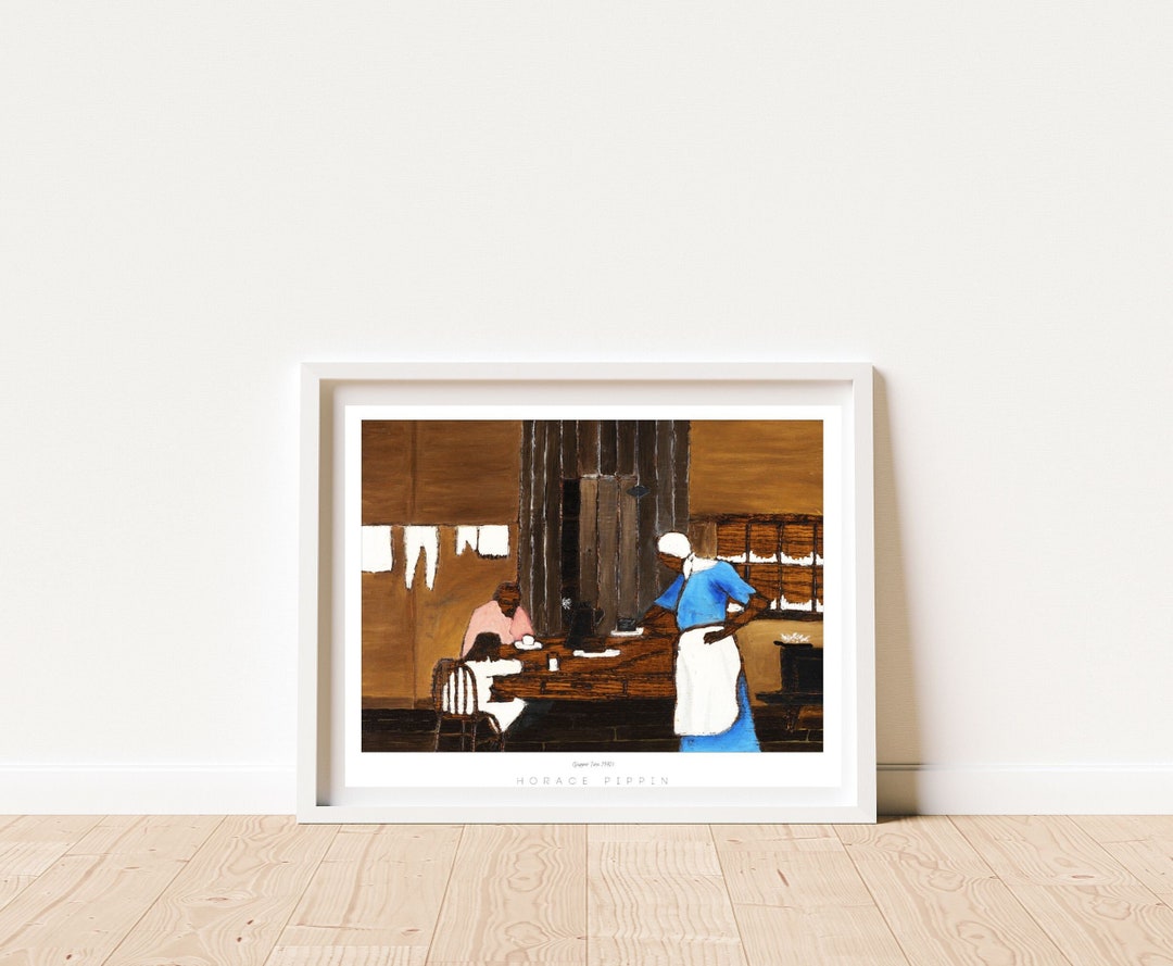Vintage African American Art | Supper Time | Horace Pippin | Black ...