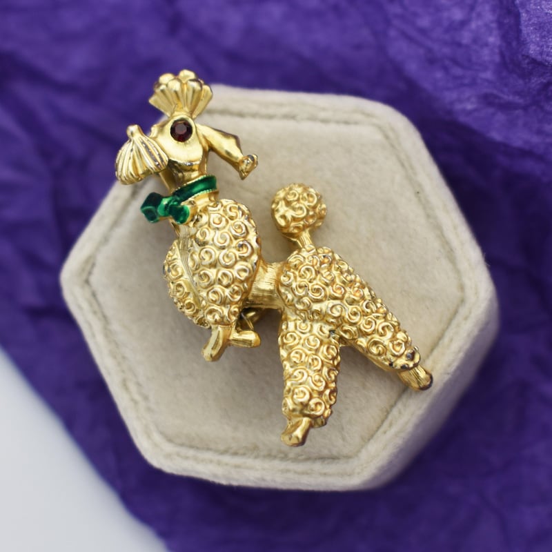Poodle Brooch - Etsy