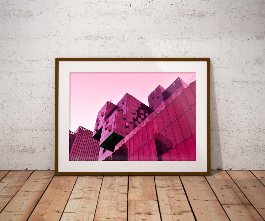 Modern Architecture Poster, Cityscape Wall Print, Abstract Photography ...