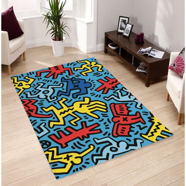 Keith Haring Rug - Etsy