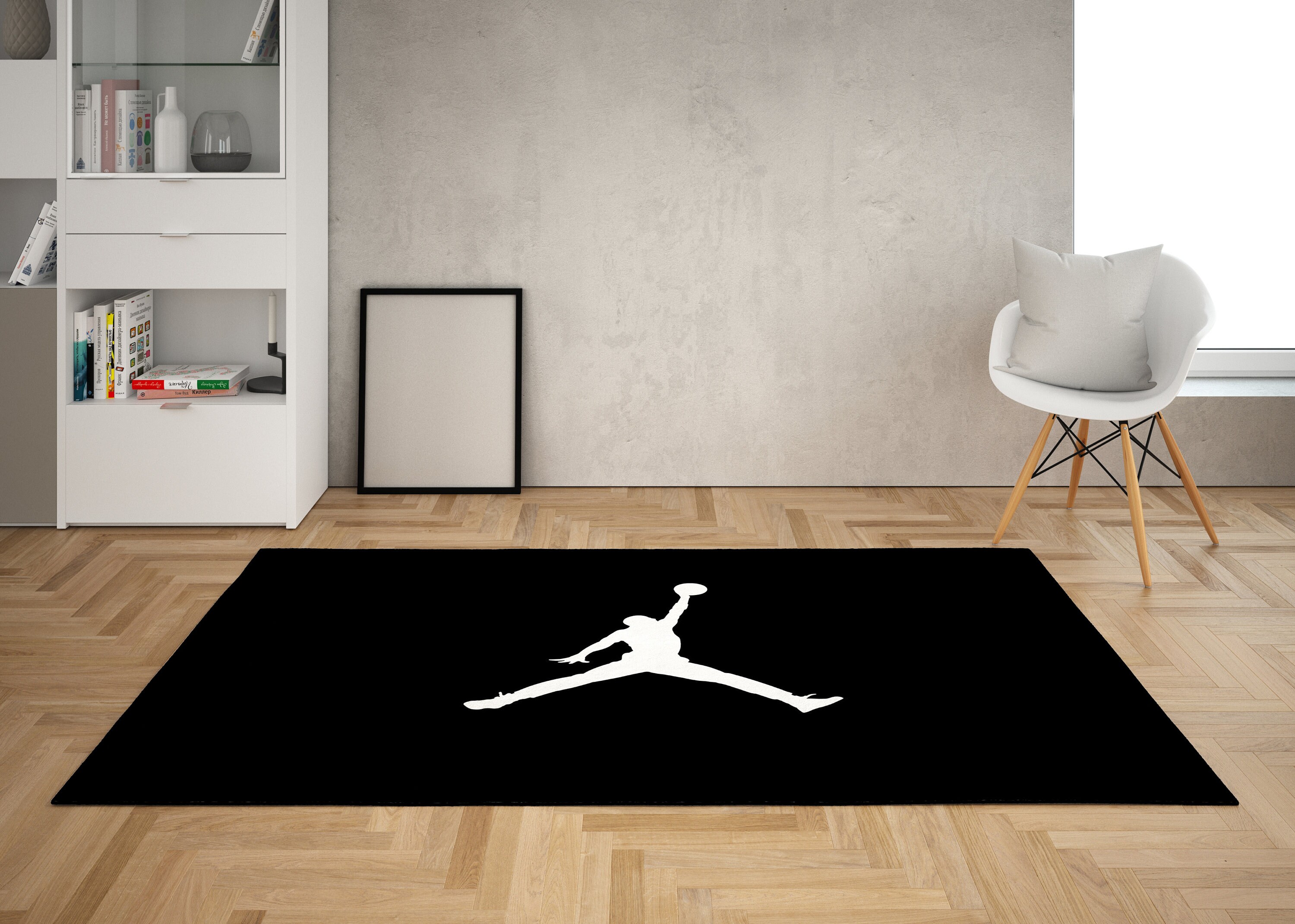 Jordan Rug, NBA Rug, Modern Rug, Custom Rug, Basketball Rug, Kids Room ...