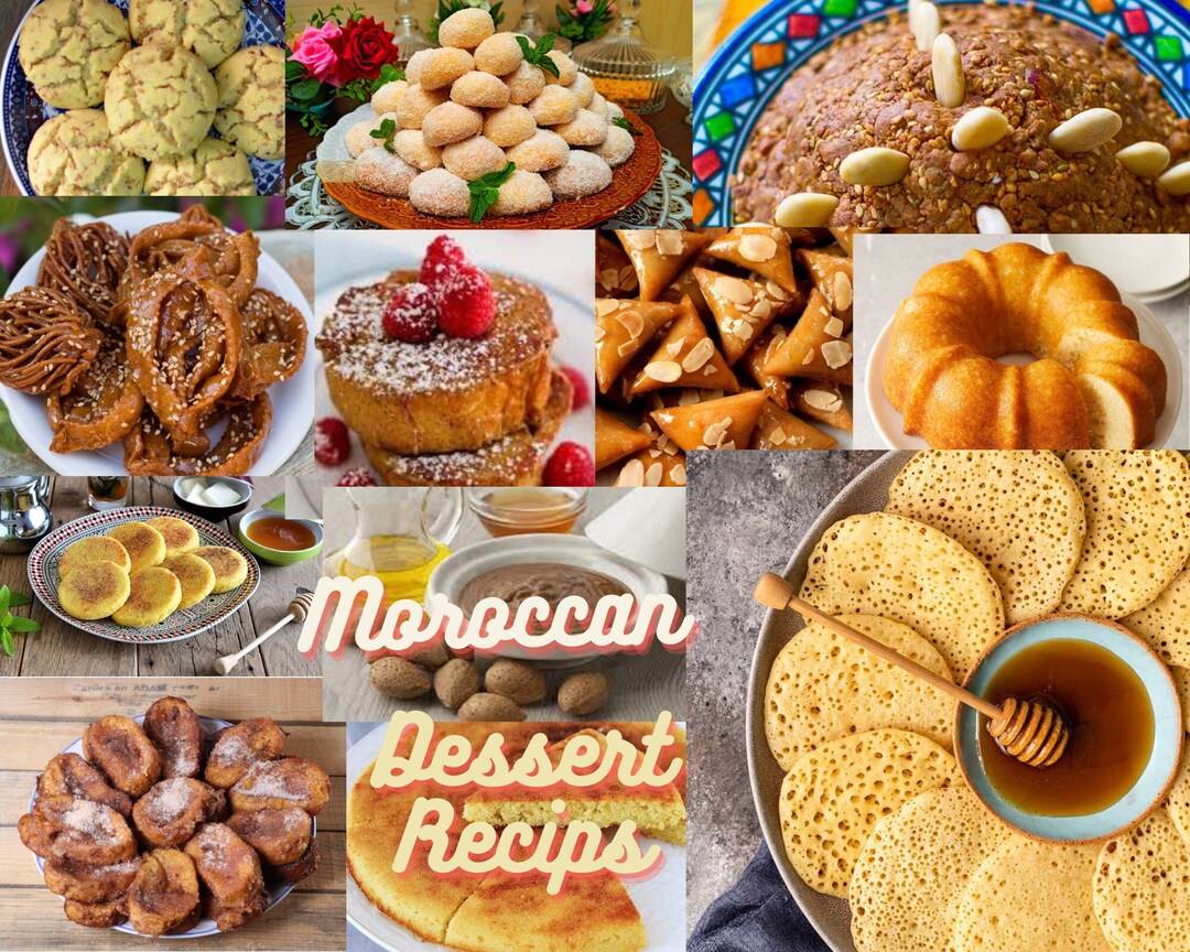 Moroccan Cake and Sugar Dessert Book Cooking Digital - Etsy
