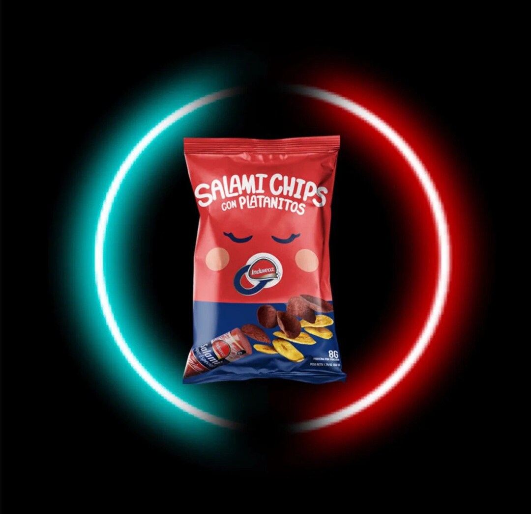 2 Pck Salami & Plantain Chips Dominican Chips Snack 50g - Etsy