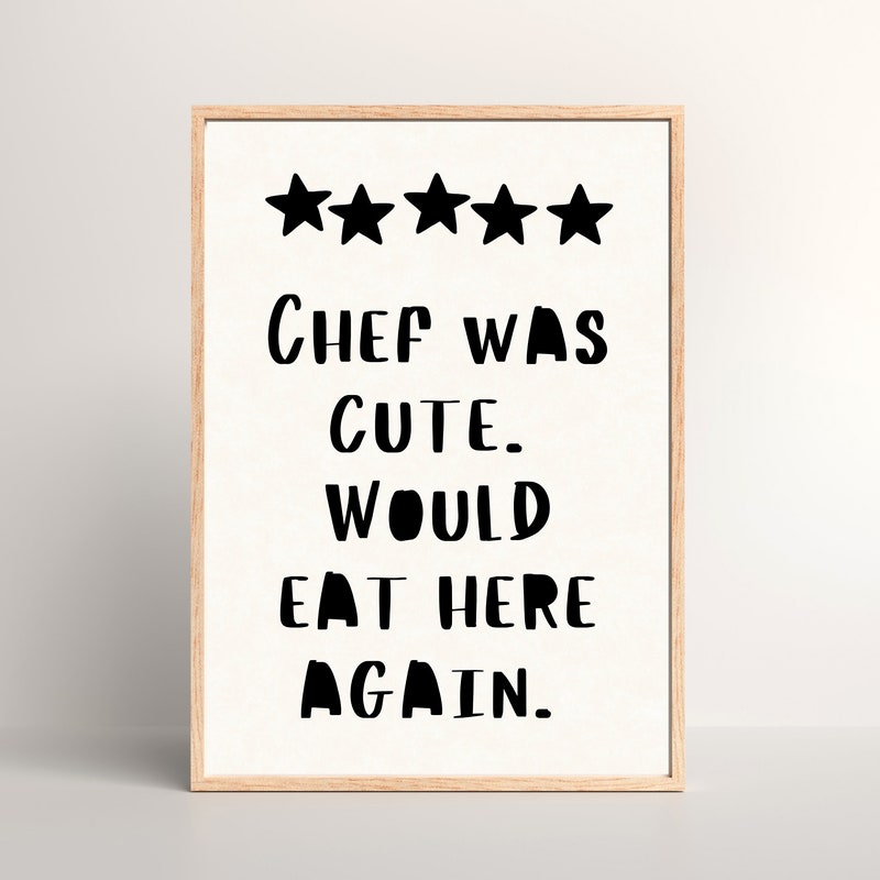 Chef Was Cute - Etsy