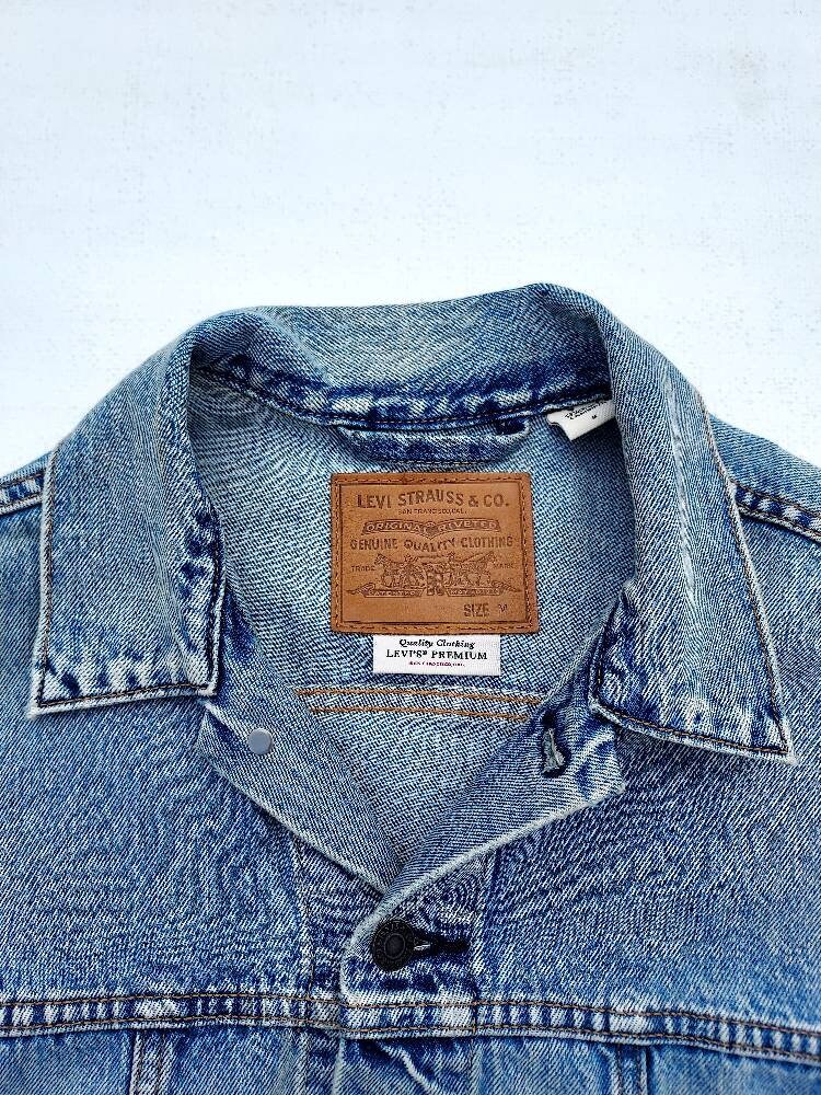 Levi's Jacket With Textile Art Print - Etsy