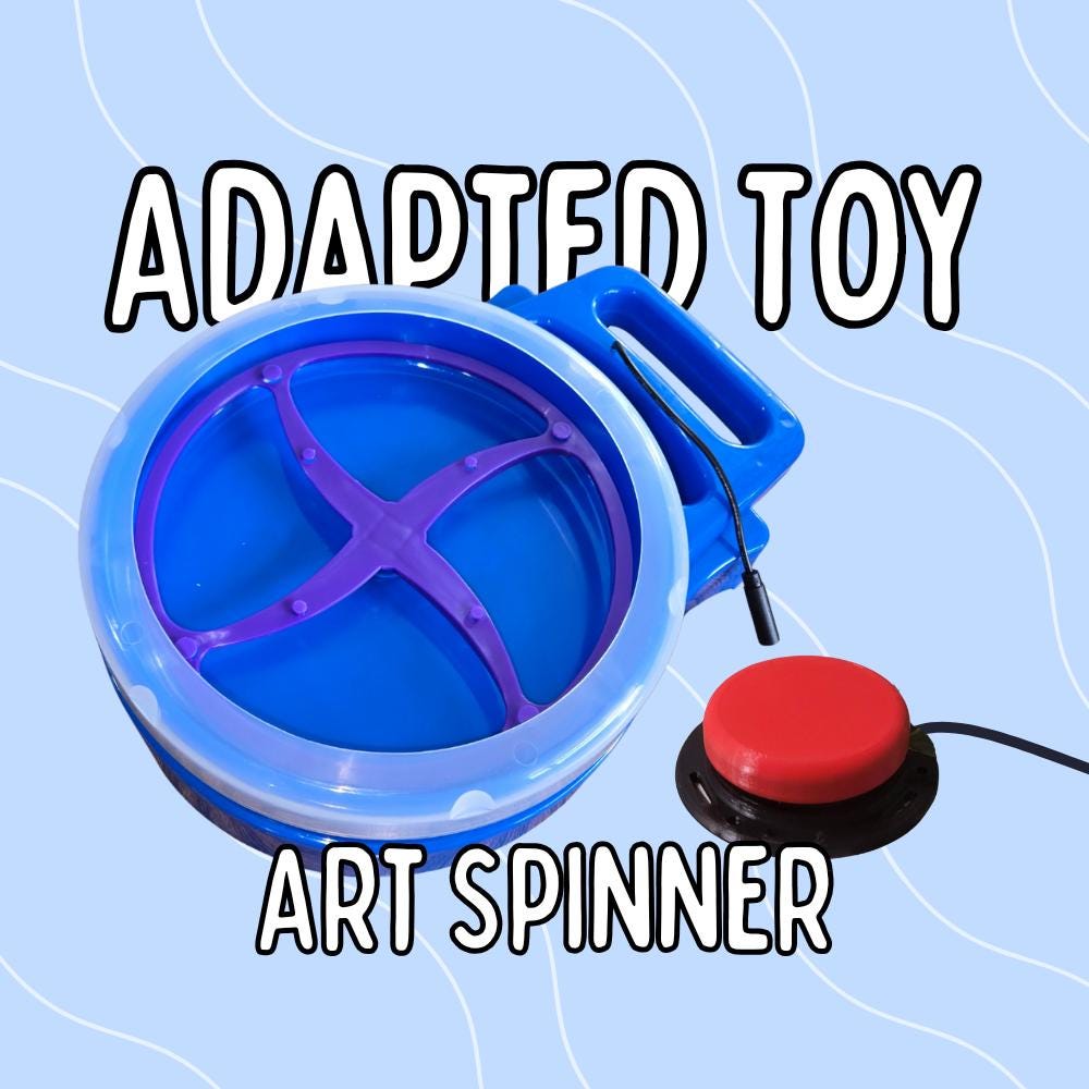 Art Spinner Center Motorized | Switch-adapted Toy for Creative ...