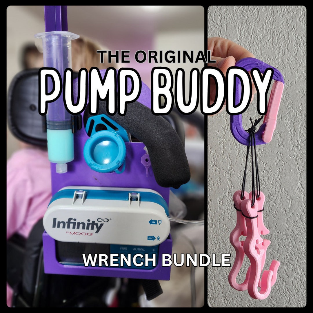Feeding Pump Carrier Holder and Wrench Infinity Pump Includes Syringe ...