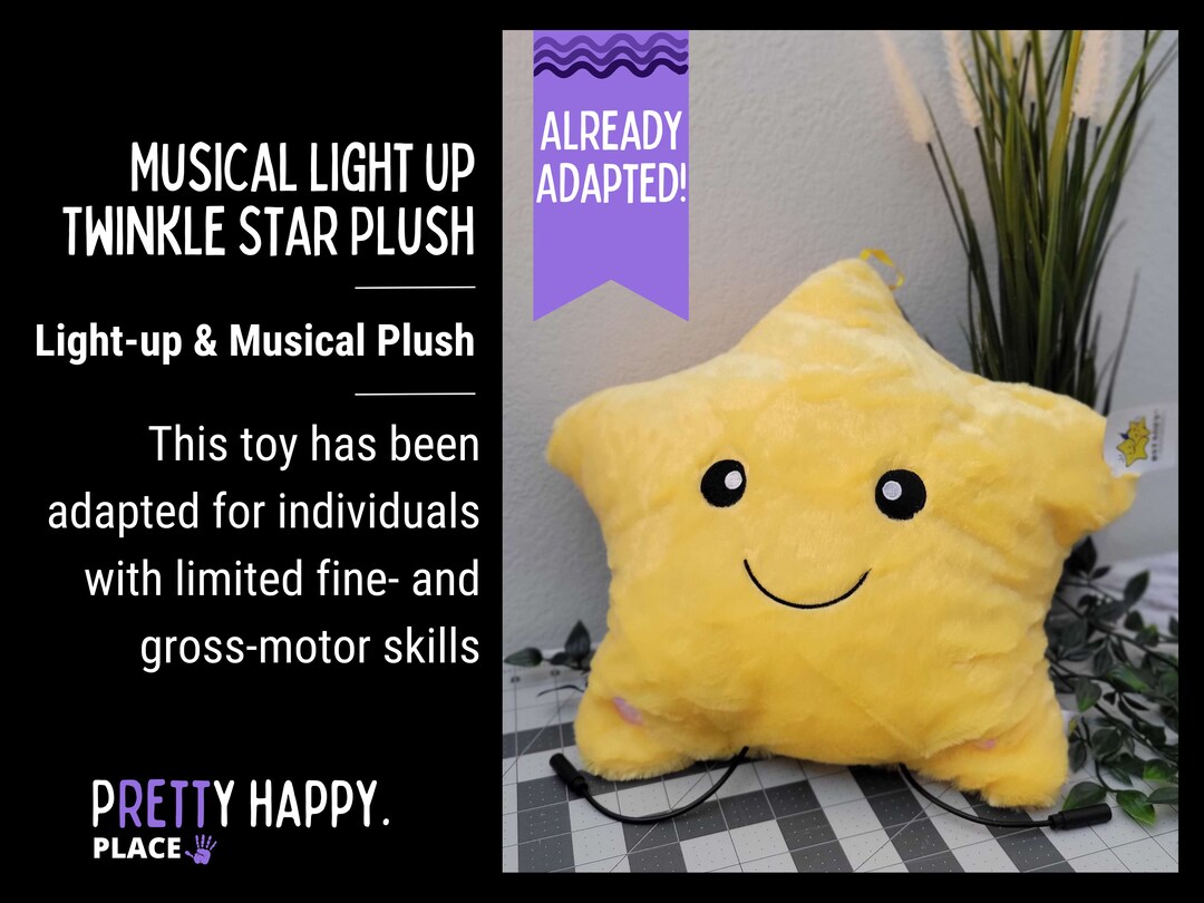 Musical Light up Twinkle Star Plush Already Adapted Toy Assistive ...