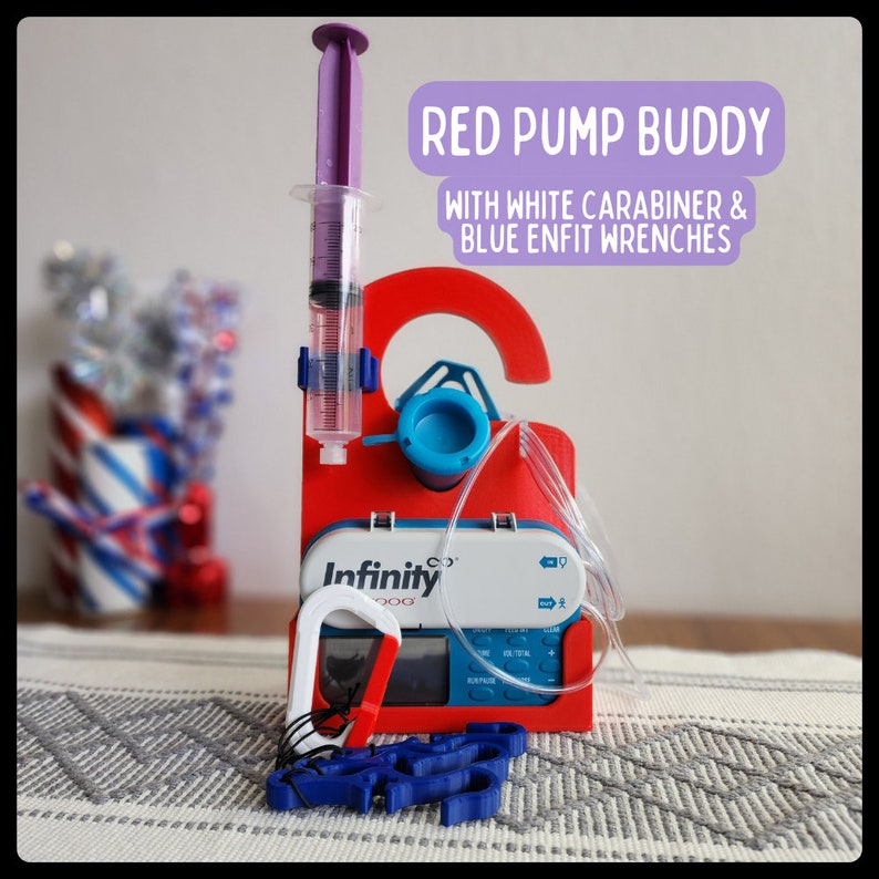 Feeding Pump Carrier Holder | Infinity Pump | Includes Syringe Clip for ...