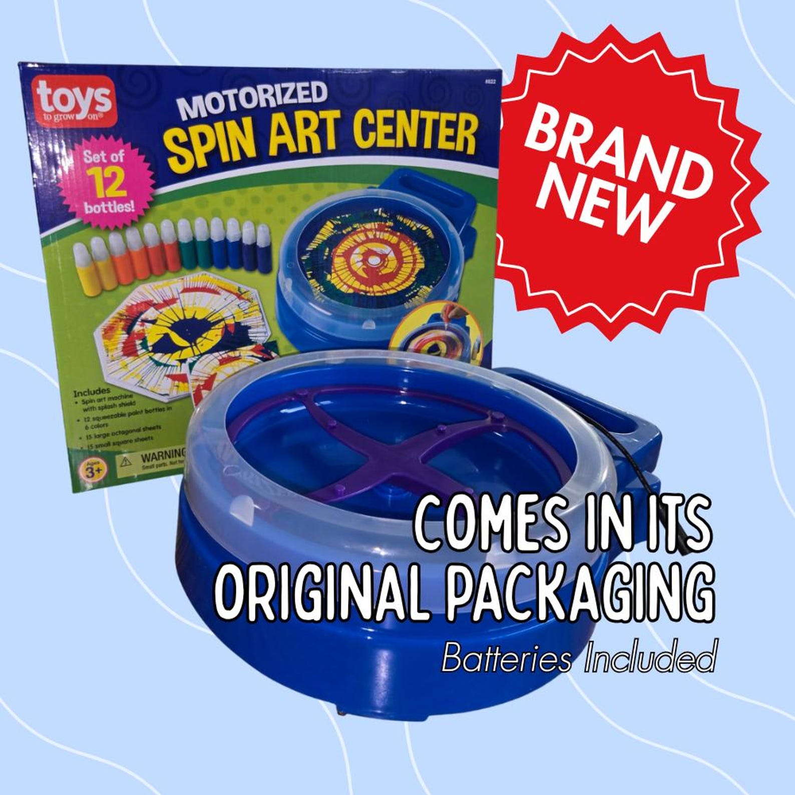 Art Spinner Center Motorized | Switch-adapted Toy for Creative ...