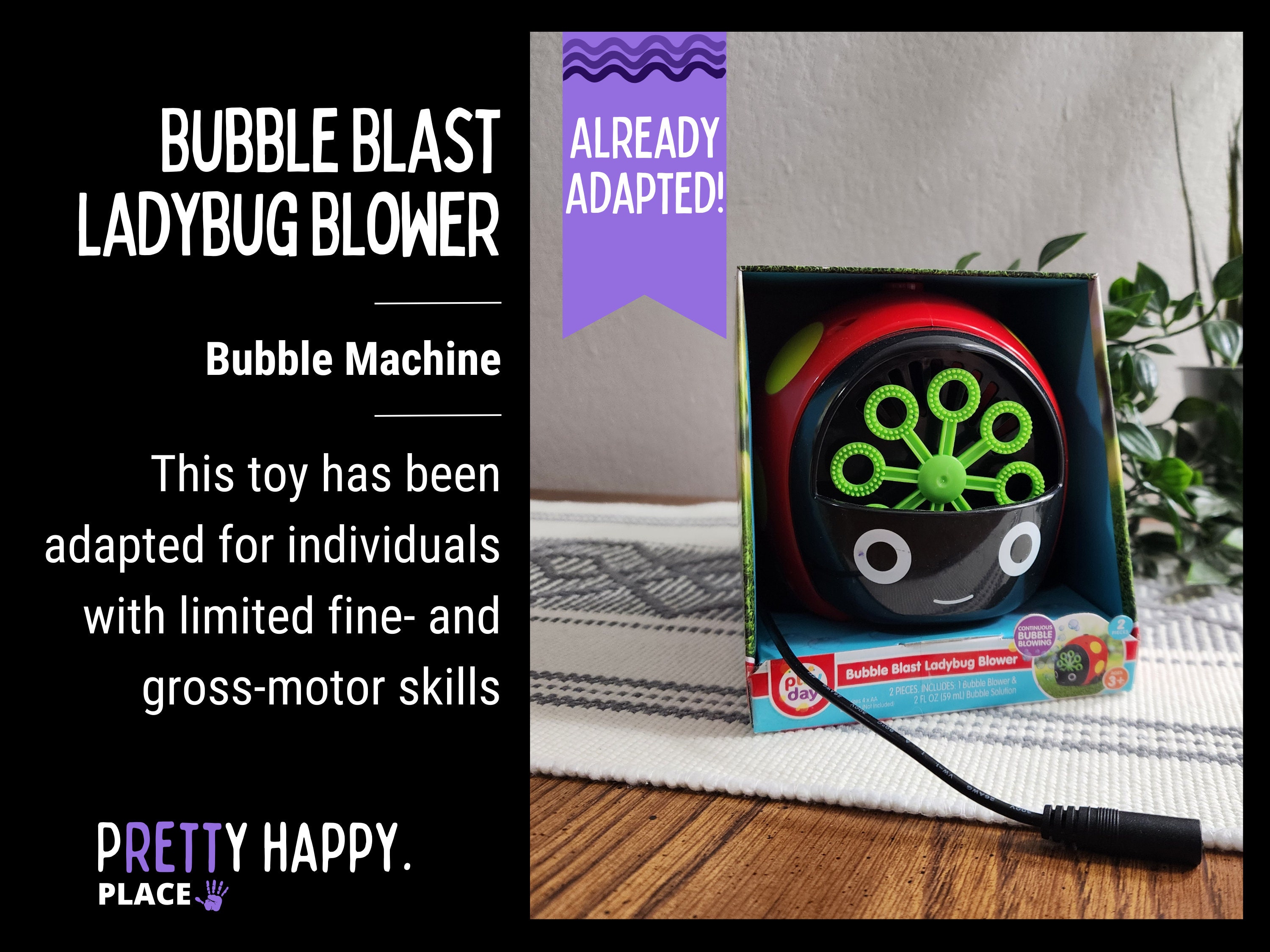 Ladybug Bubble Machine Already Adapted Toy Blowing Bubbles Special ...