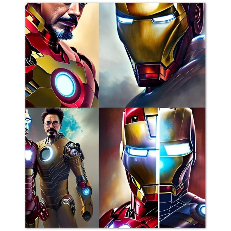 Iron Man Concept Art Premium Matte Paper Poster - Etsy
