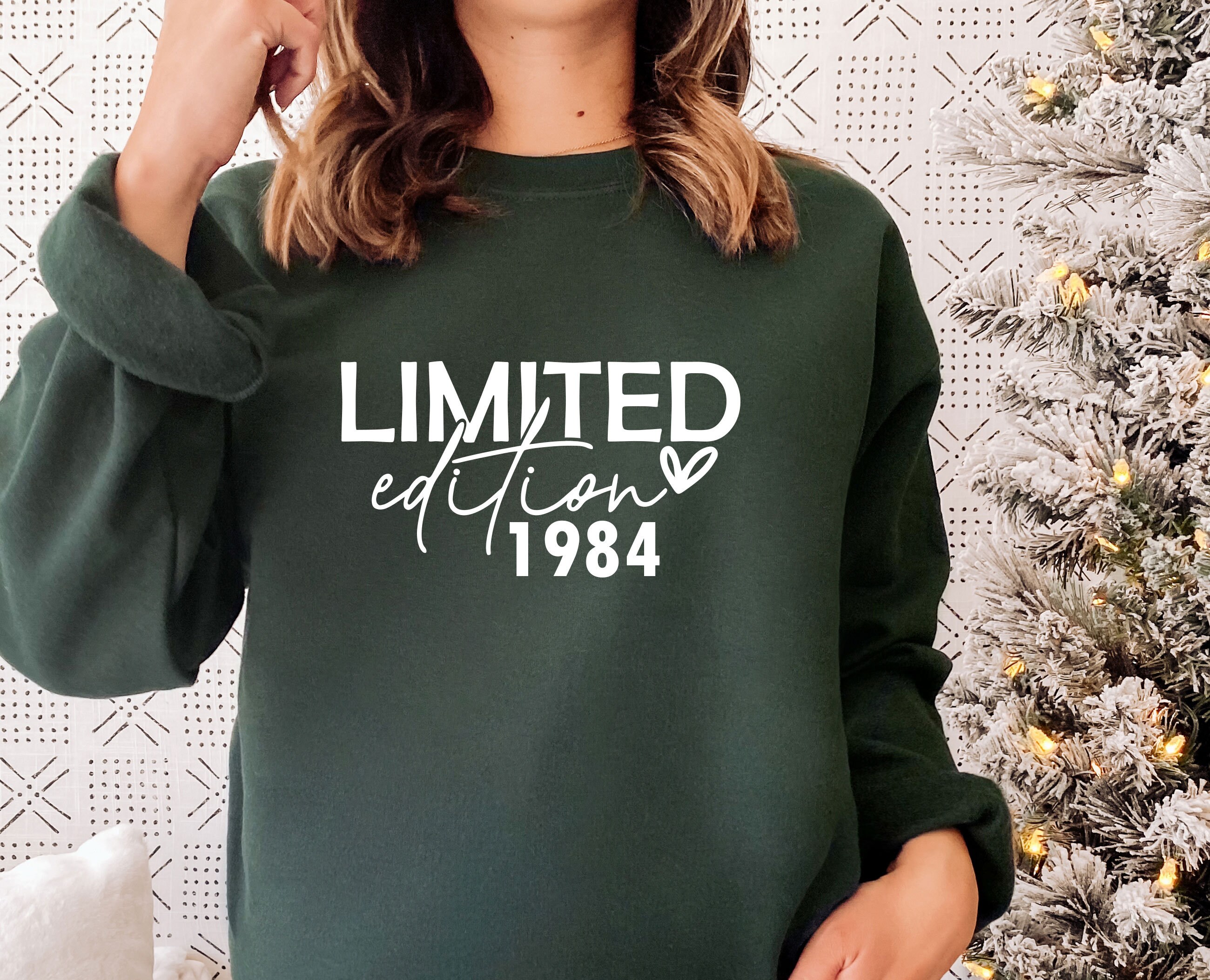 Birthday Sweatshirt, Personalised Jumper, 40th Birthday Jumper, 1984 ...
