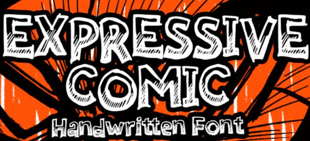 Expressive Comic Font, Simple Font, Cricut Fonts, Casual Font, Modern ...