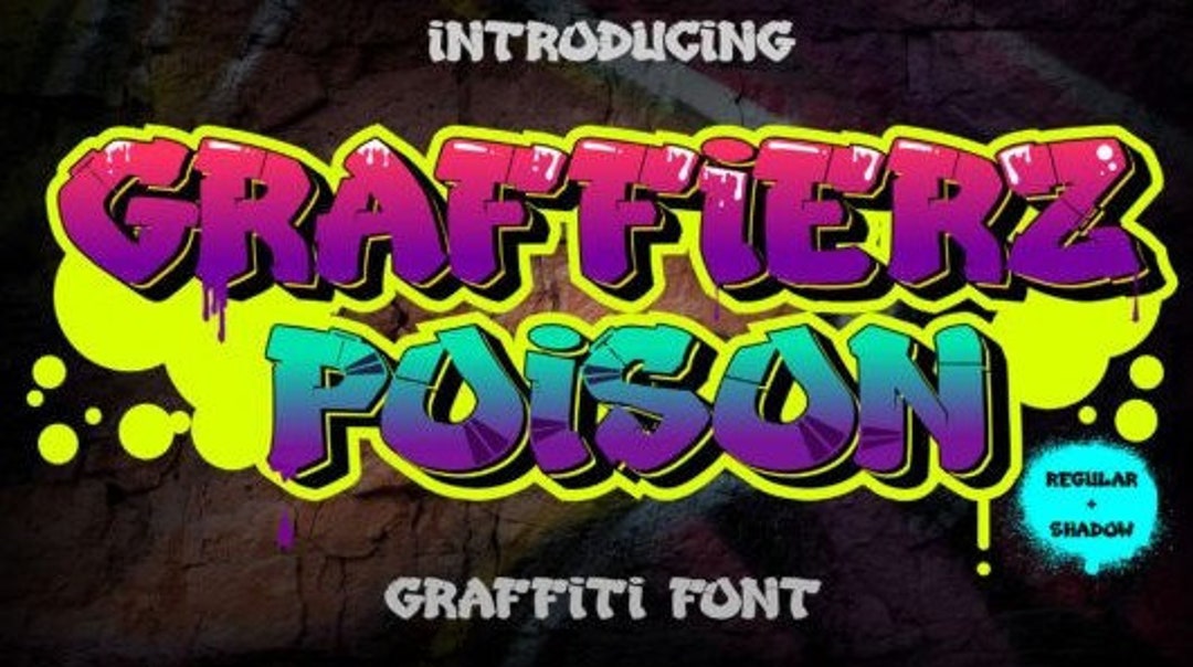 Graffierz Poison Font, Calligraphy Font, Crafters Font, Handwritten ...