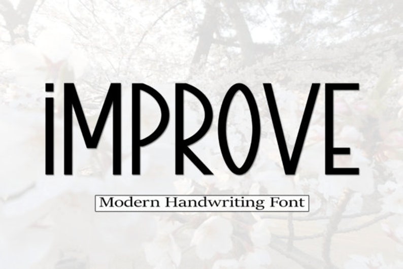 Improve Font, Serif Font, Modern Font, Display Font, Calligraphy Font ...