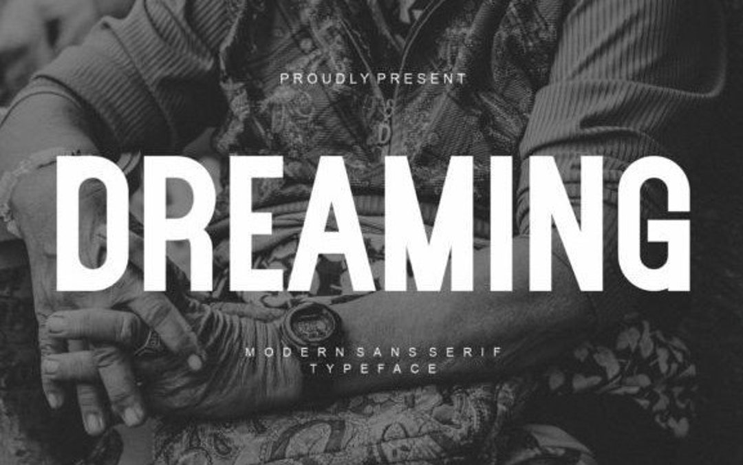 Dreaming Font, Display Font, Cricut Font, Casual Font, Modern Font ...