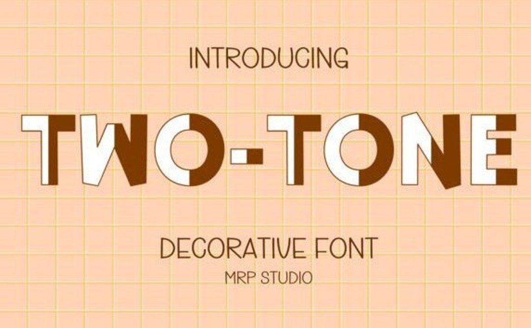 Two Tone Font, Elegant Font, Calligraphy Font, Modern Font, Commercial ...
