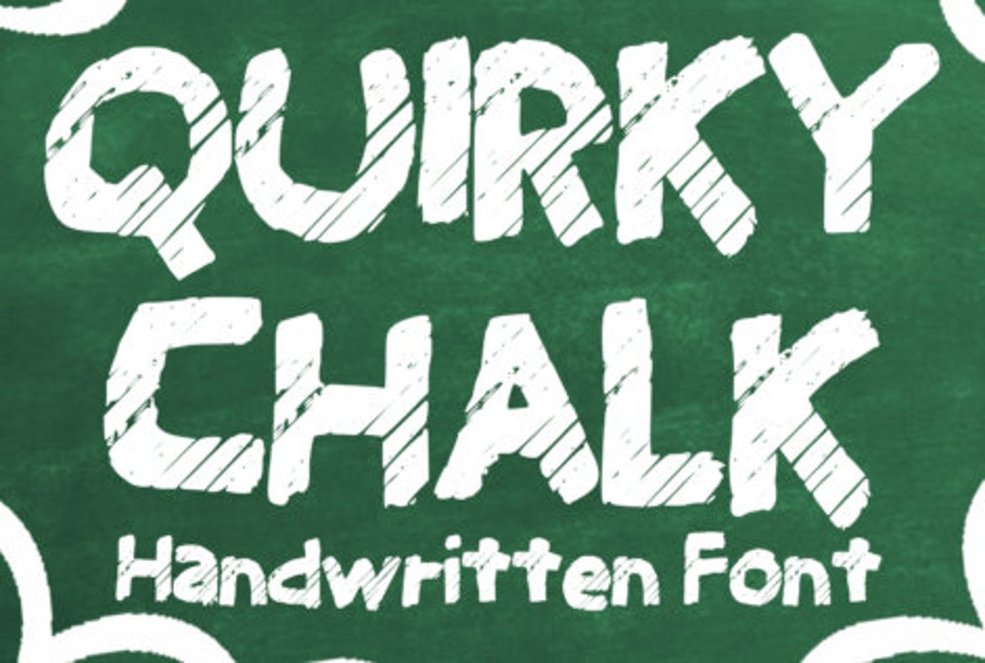 Quirky Chalk Font, Simple Font, Cricut Fonts, Casual Font, Modern Font ...