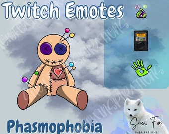 Phasmophobia Emote Bundle for Twitch, Discord, Youtube / Channel Points ...