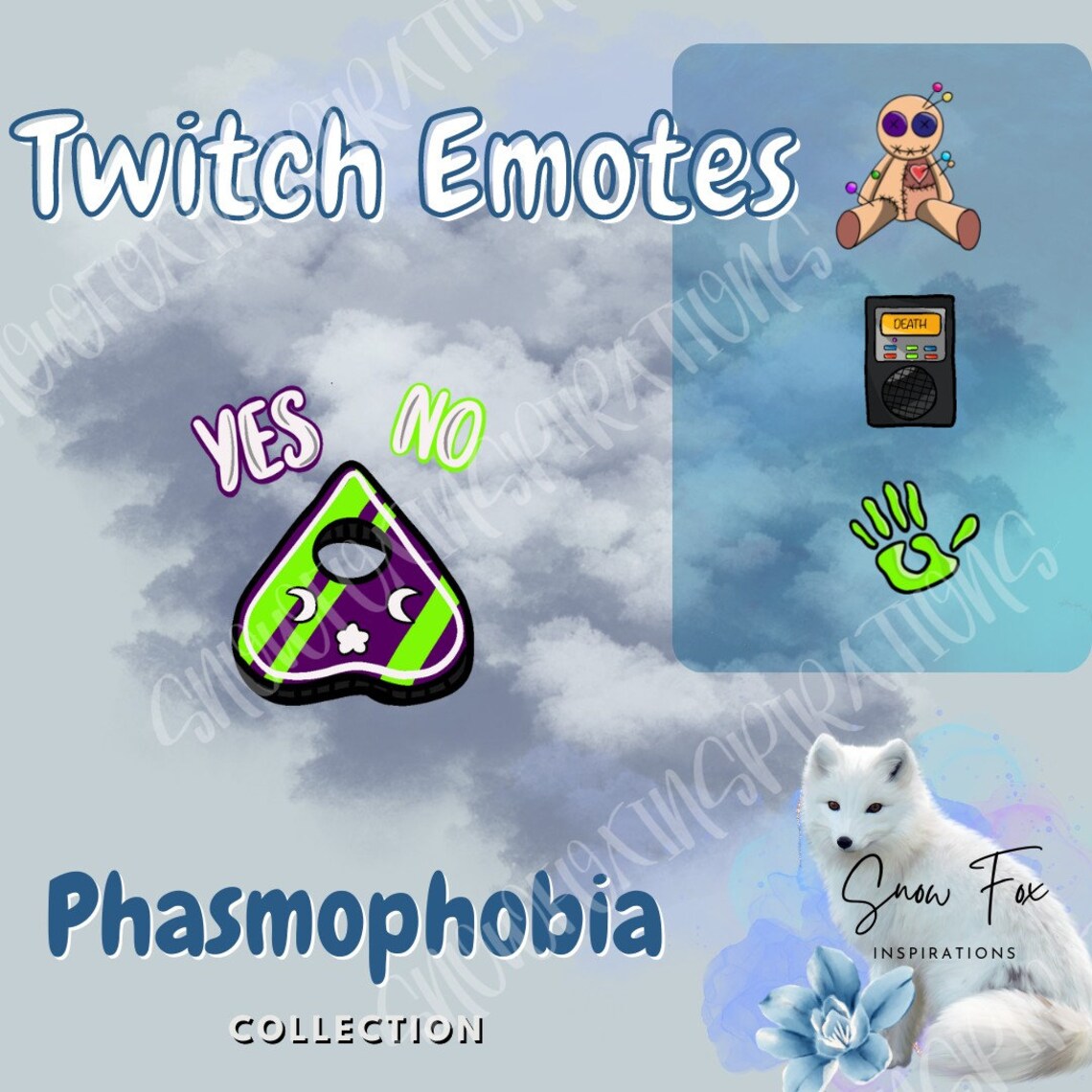 Phasmophobia Collection twitch/discord Emotes - Etsy