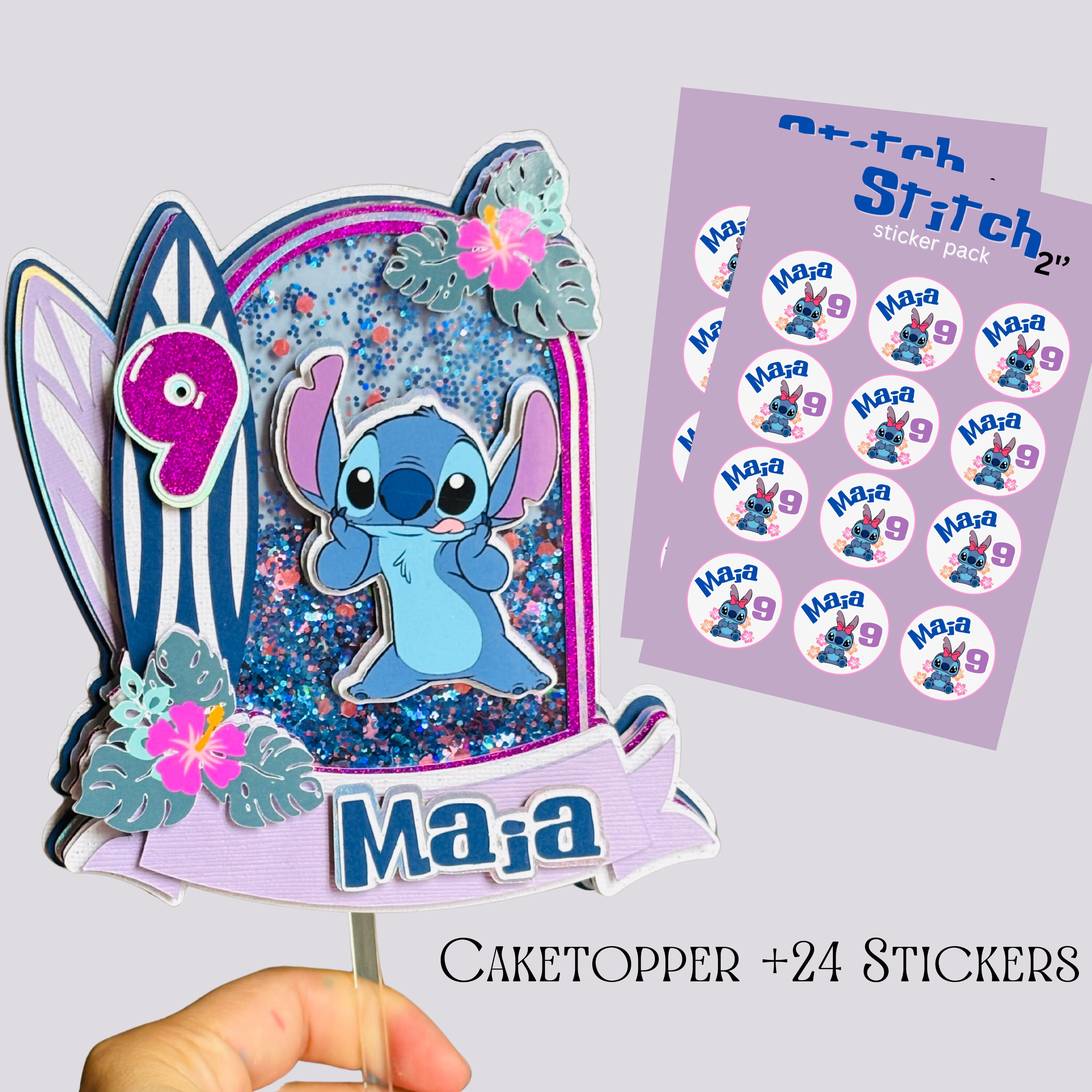 Stitch Cake Topper - Etsy