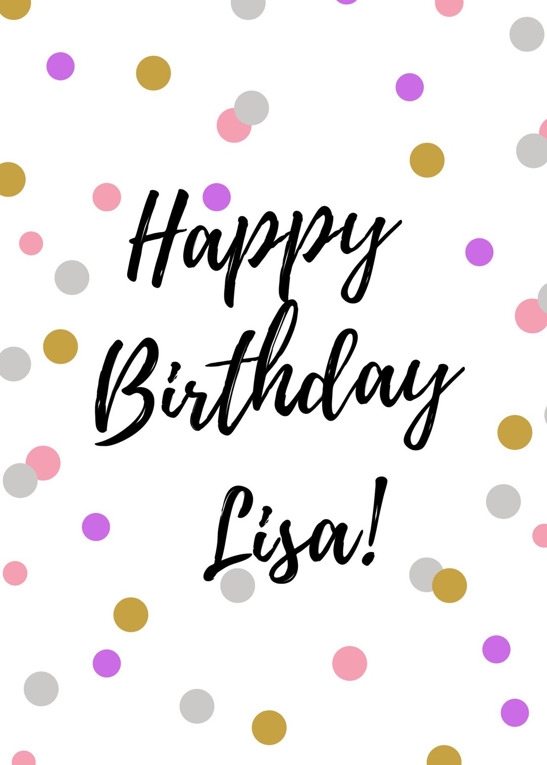 Happy Birthday Sign Personalized, Party Decor, Happy Birthday Print ...