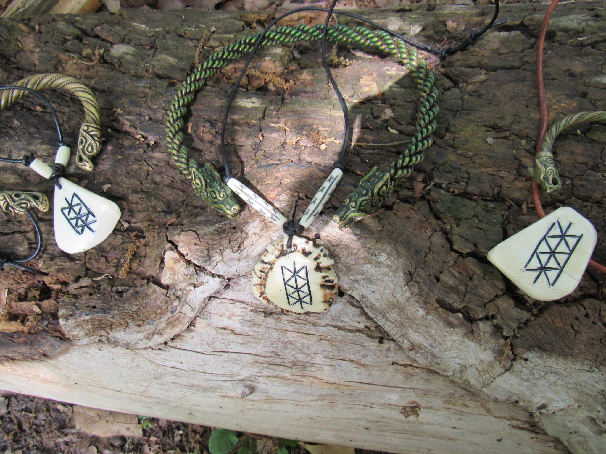 Viking Web of Wyrd Shaman Necklace - Etsy