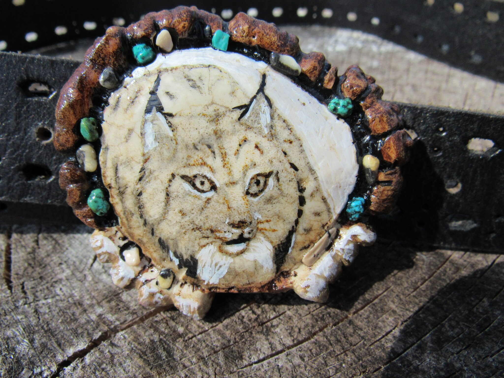 Lynx Elks Antler Belt Buckle - Etsy