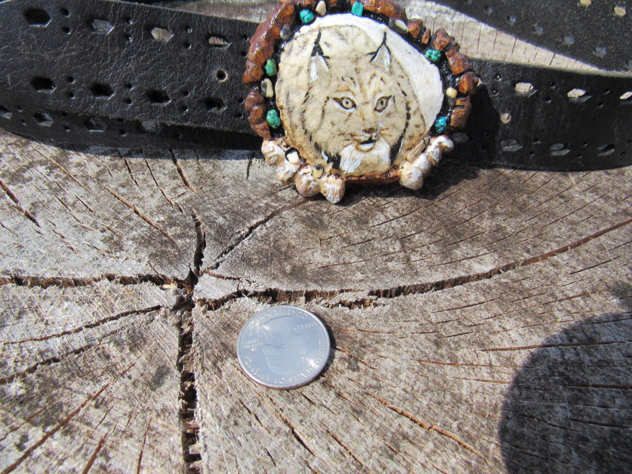 Lynx Elks Antler Belt Buckle - Etsy