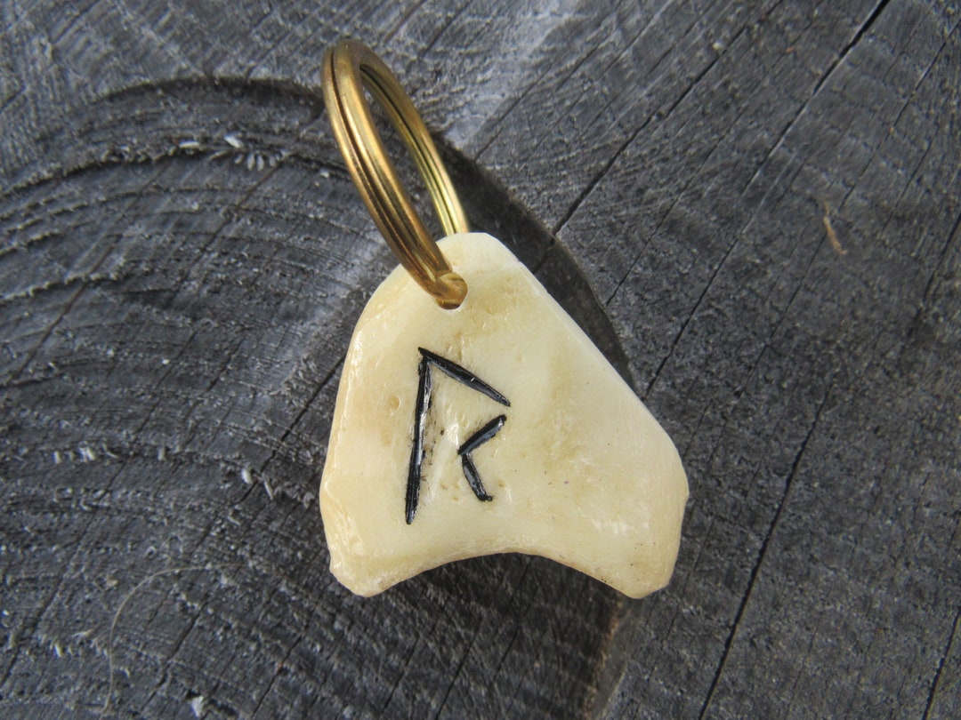 Biker Bone Key Ring - Etsy