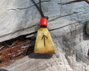 Tyr Rune Pendant, Silver, Viking Amulet, Tiwaz Rune Pendant, Viking ...