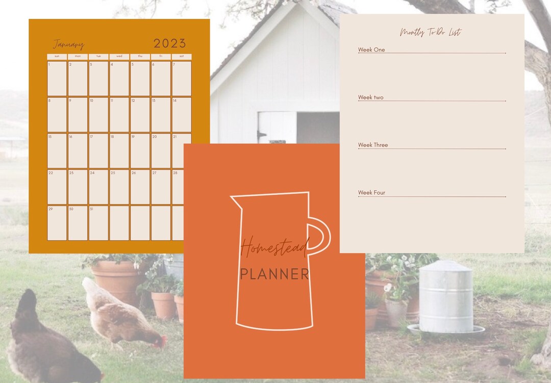 Homestead Planner - Etsy