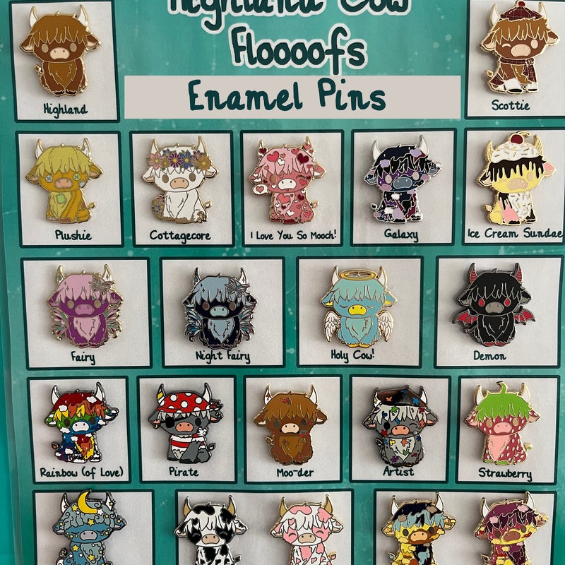 Cow Pin - Etsy