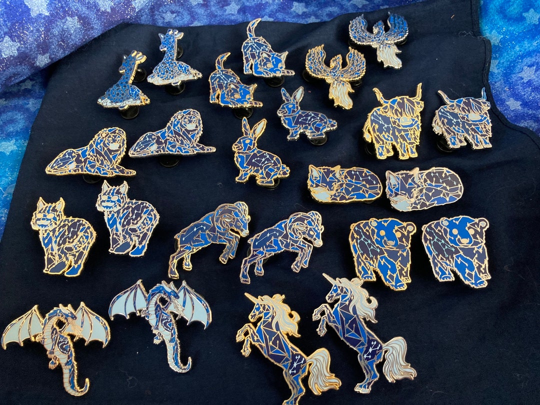 Constellation Animal Enamel Pins: Galaxy Star Pins - Etsy