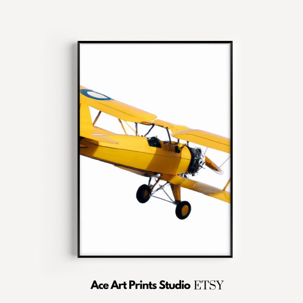 Biplane Metal Decor - Etsy