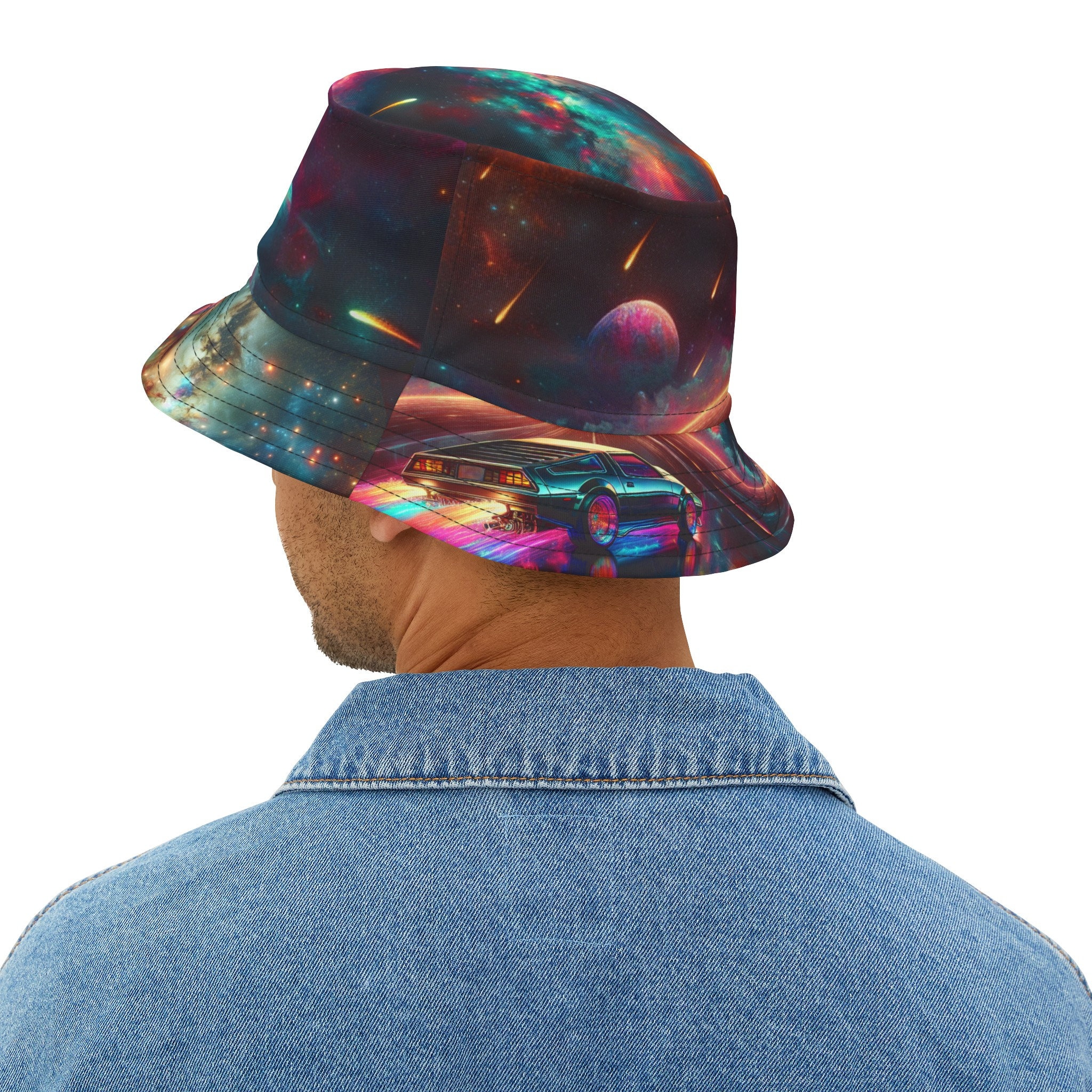 Retro Time Traveler Bucket Hat: Back to the Future Inspired - Etsy