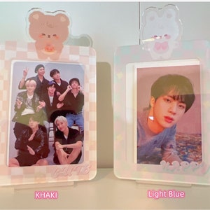 K-POP Acrylic Photocard Frame Standee Mini Photocard Acrylic Plastic ...