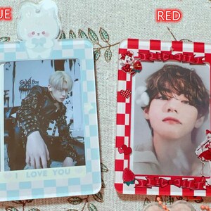 K-POP Acrylic Photocard Frame Standee Mini Photocard Acrylic Plastic ...