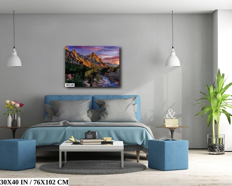 Majestic Guardian: the Watchman in Zion National Park Utah Sunrise ...