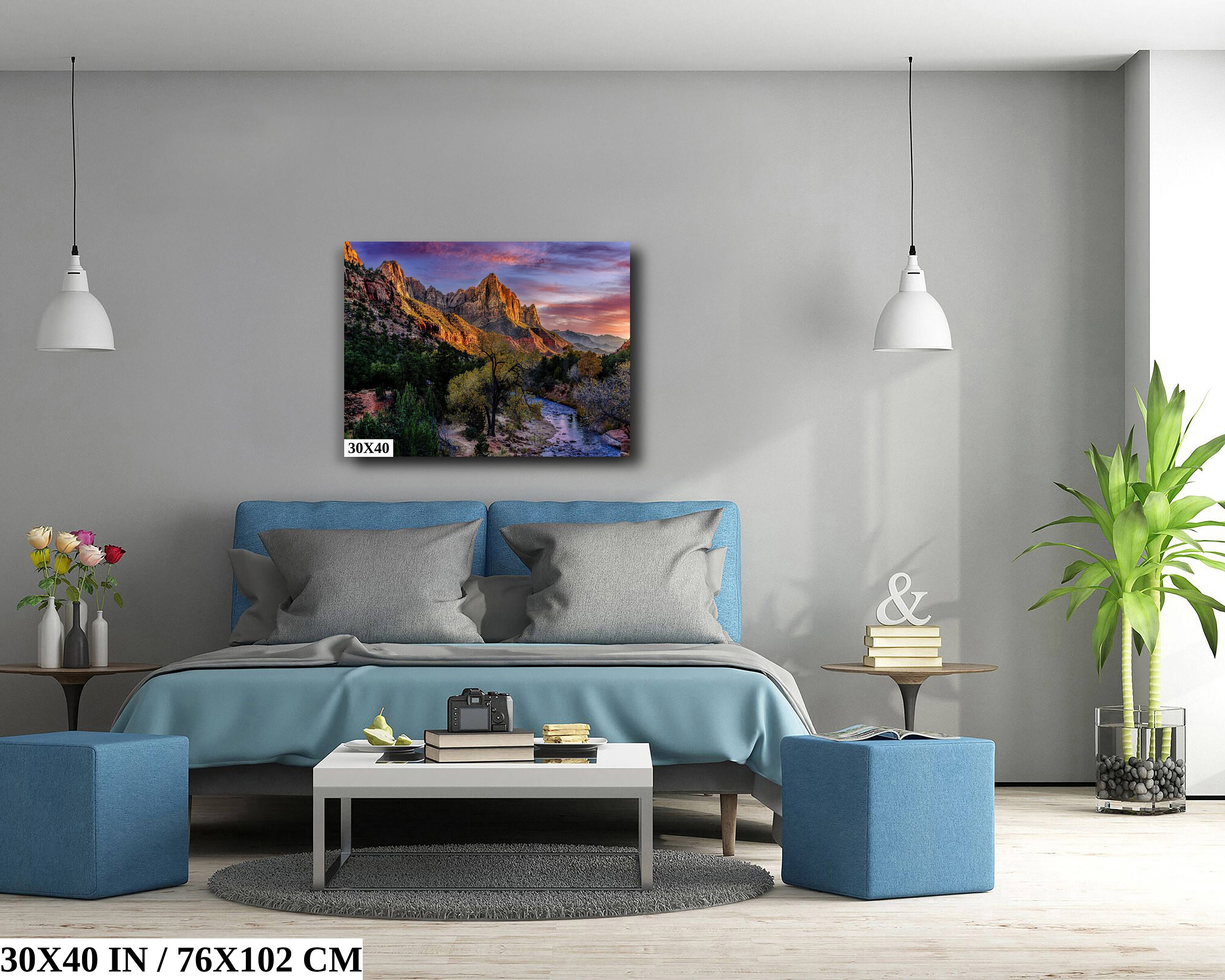 Majestic Guardian: the Watchman in Zion National Park Utah Sunrise ...